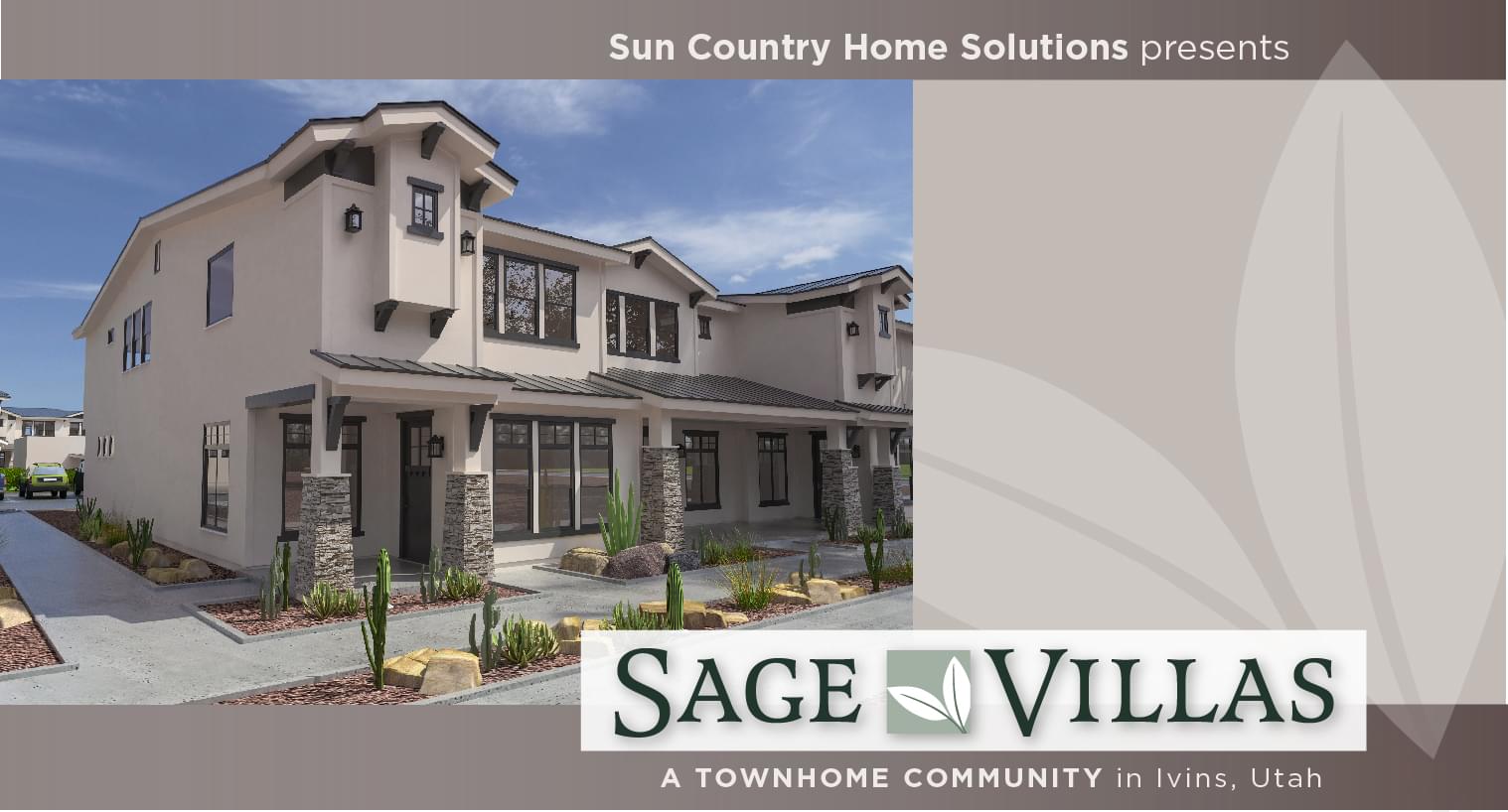 Sage Villas - Townhomes in Beautiful Ivins, Utah